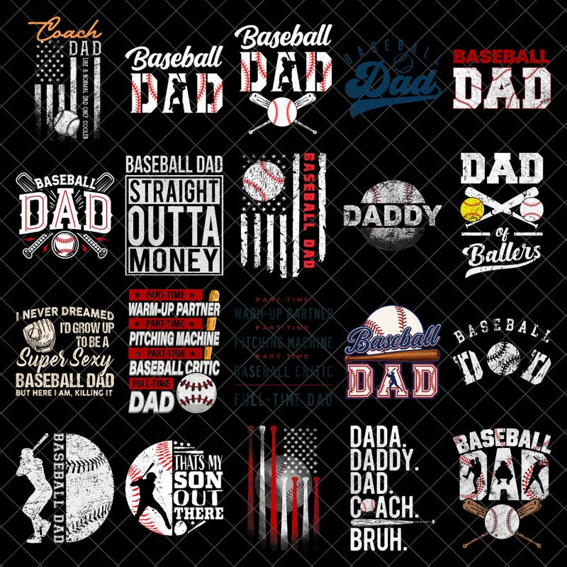 Baseball Dad - Etsy