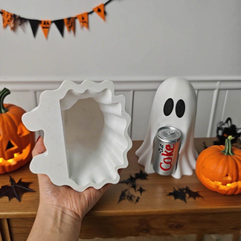 3D Printed Ghost Figurine,cute Prank Halloween Ghost, Halloween Viral ...