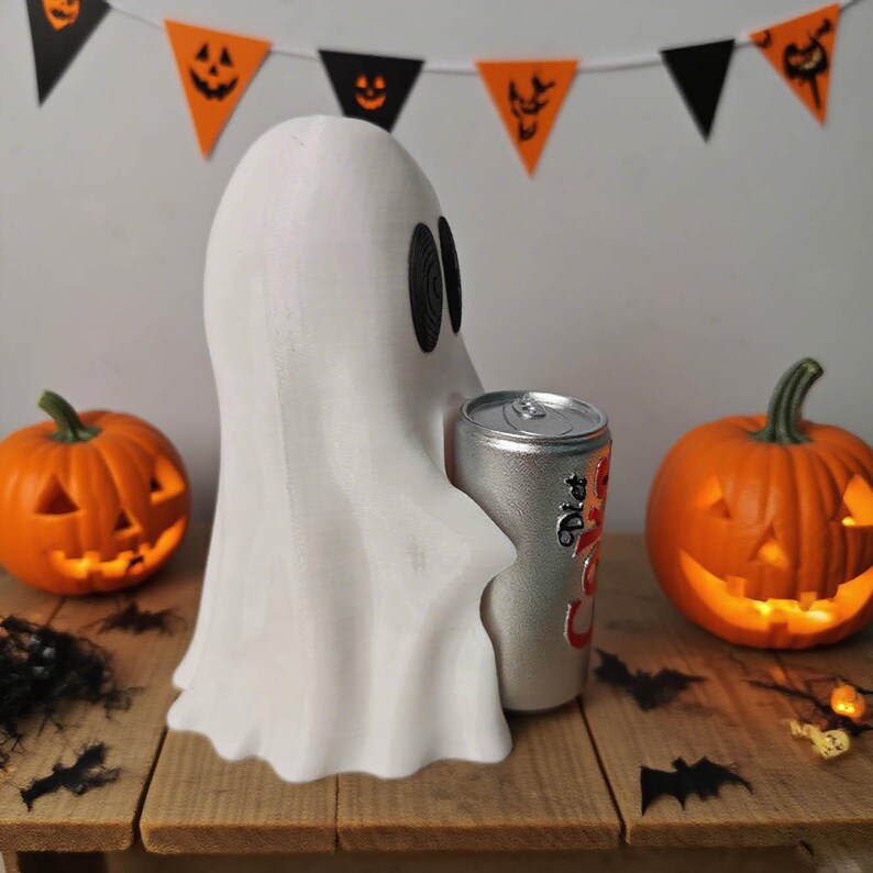 3D Printed Ghost Figurine,cute Prank Halloween Ghost, Halloween Viral ...