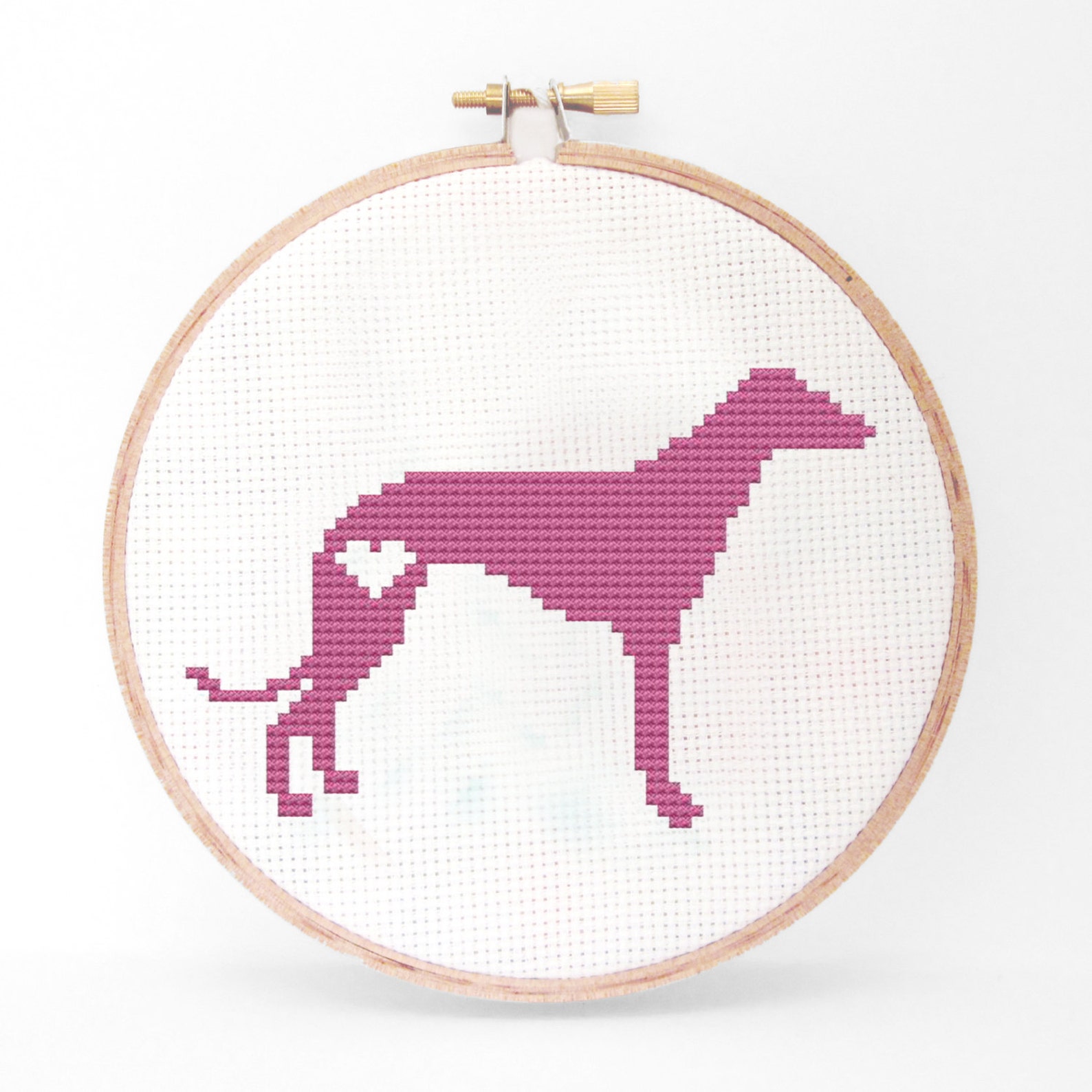 Greyhound Silhouette Cross Stitch Pattern - Etsy