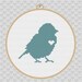 Bird Silhouette Cross Stitch PDF Pattern 2 - Etsy UK