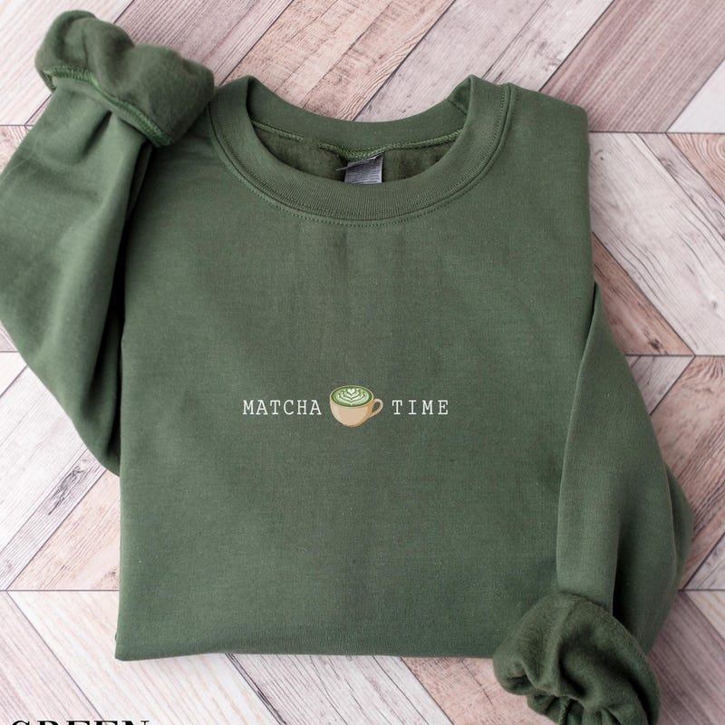Hoodies Matcha - Etsy