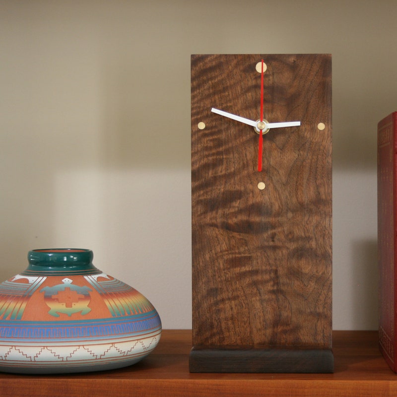 Walnut Clock - Etsy