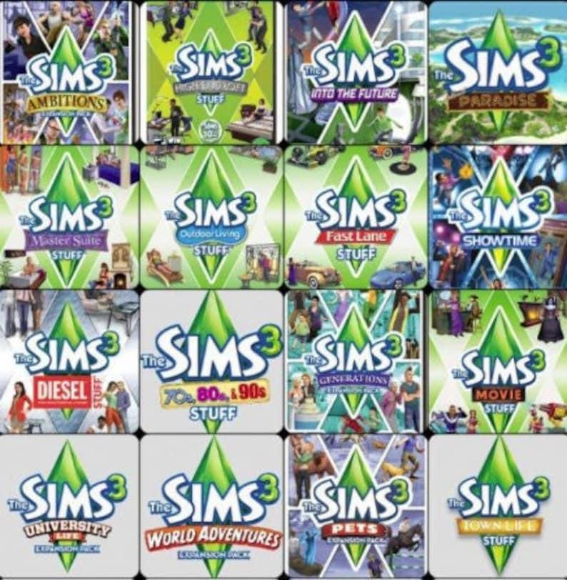 The Sims 3 Complete Collection - Complete Expansion Pack - Etsy