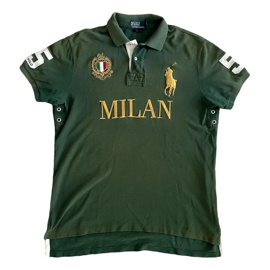 Chief Keef Vintage Polo Ralph Lauren City Custom Polo World Cup Big ...