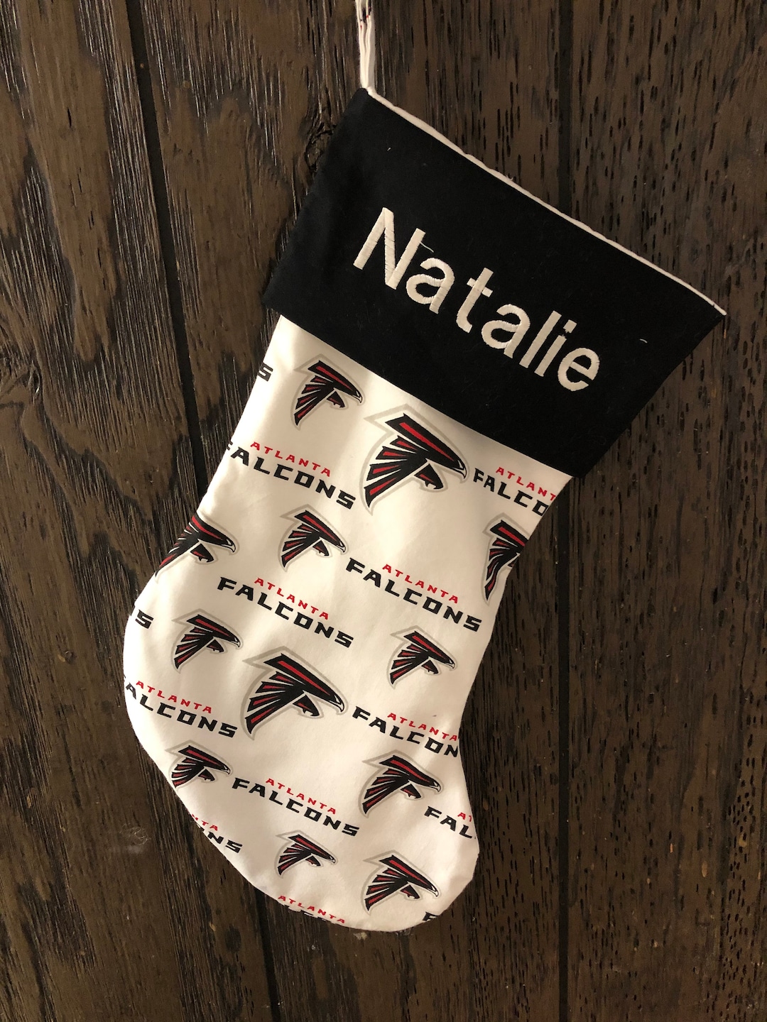 Atlanta Falcons Christmas Stocking - Etsy