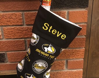 Fan Favorite Custom Michigan Wolverines Christmas Stocking - Etsy