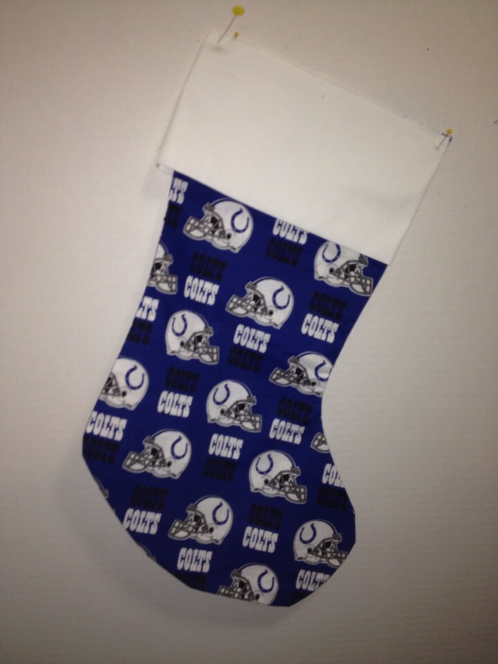 Indianapolis Colts Christmas stocking | Etsy