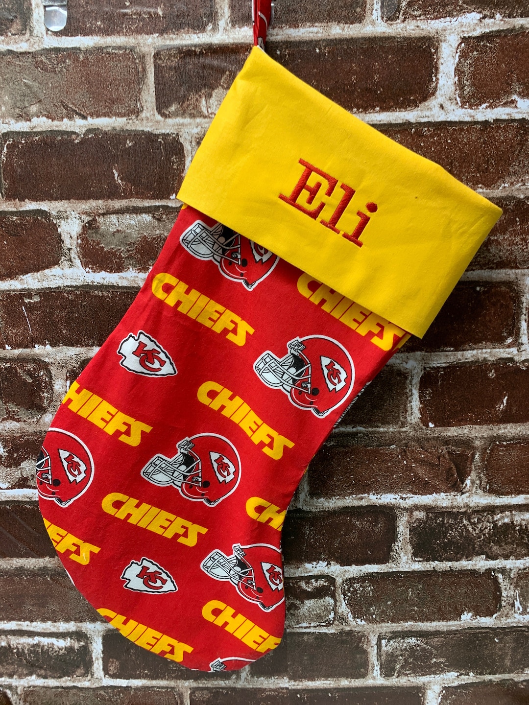 Kansas City Chiefs Stocking - Etsy