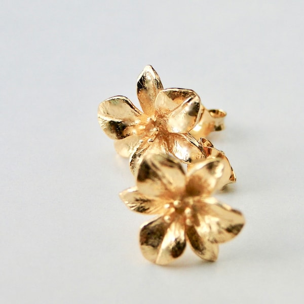 24k Gold Earrings - Etsy