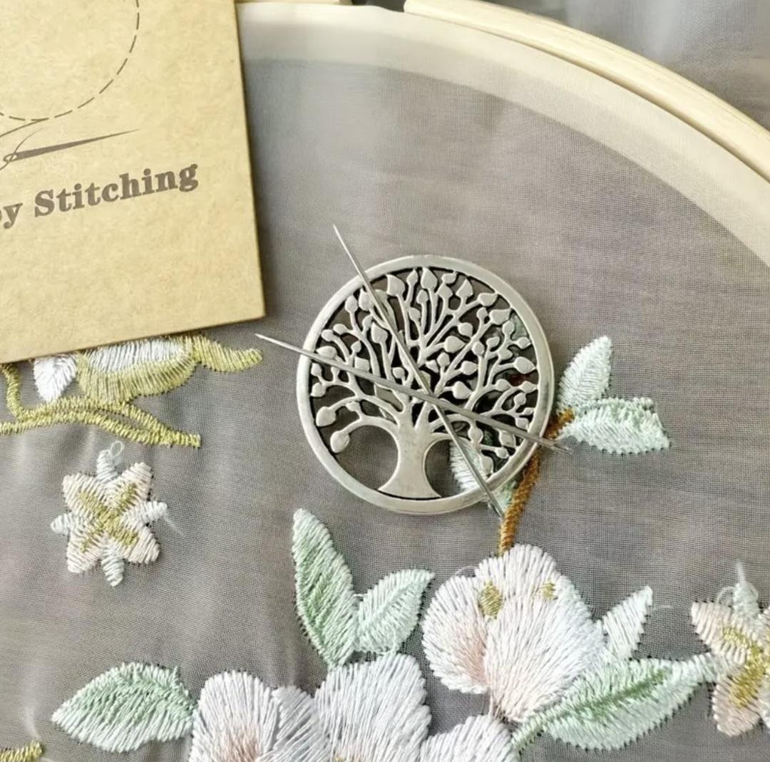 Tree of Life Magnetic Needle Minder, Embroidery Gift - Etsy