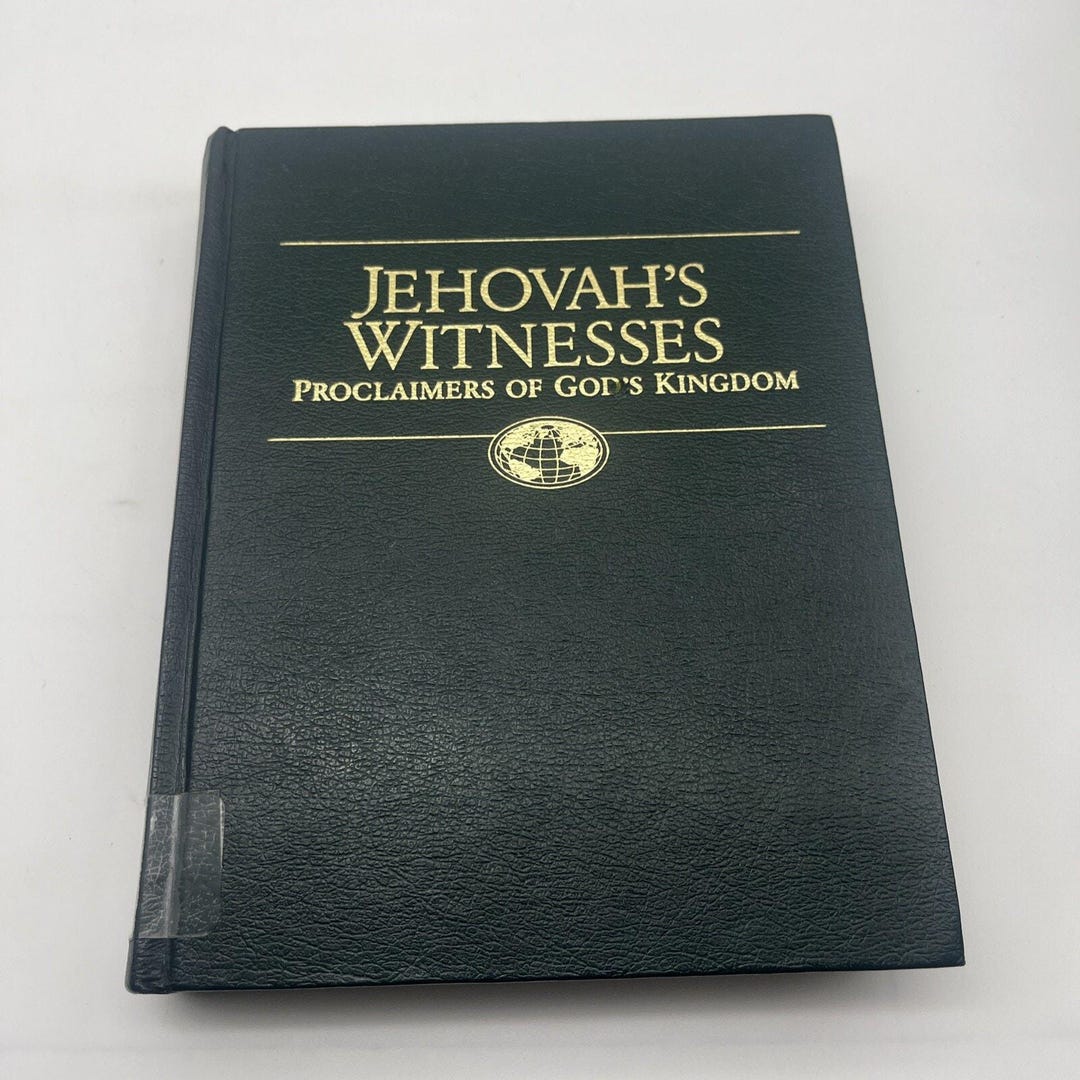 Jehovah's Witness Proclaimers of Gods Kingdom HC 1993 1st Edition - Etsy