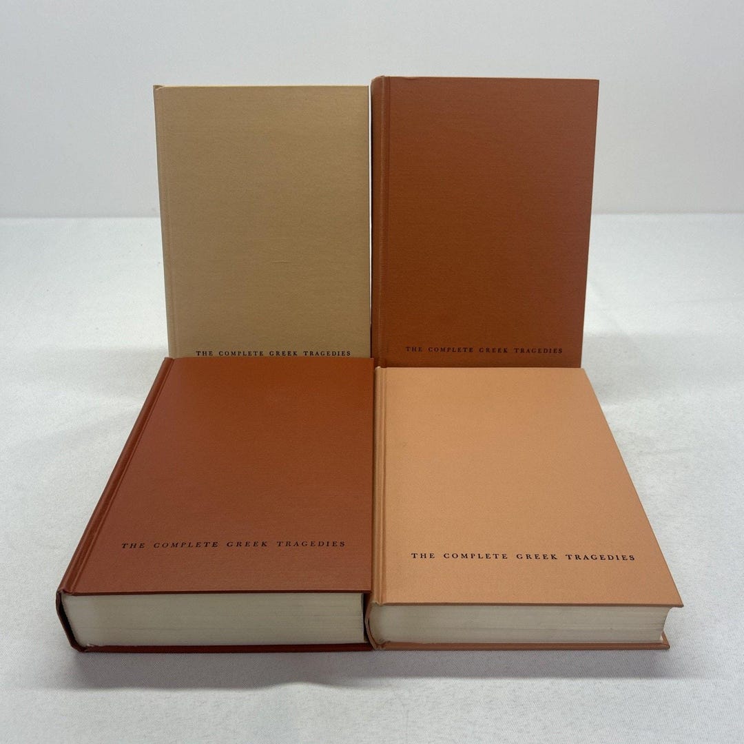 The Complete Greek Tragedies 4 Volumes Complete HC 1960 - Etsy