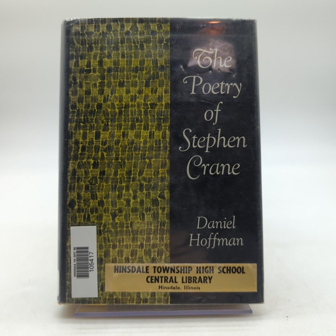 The Poetry of Stephen Crane by David Hoffman HC DJ 1963 2nd Print - Etsy