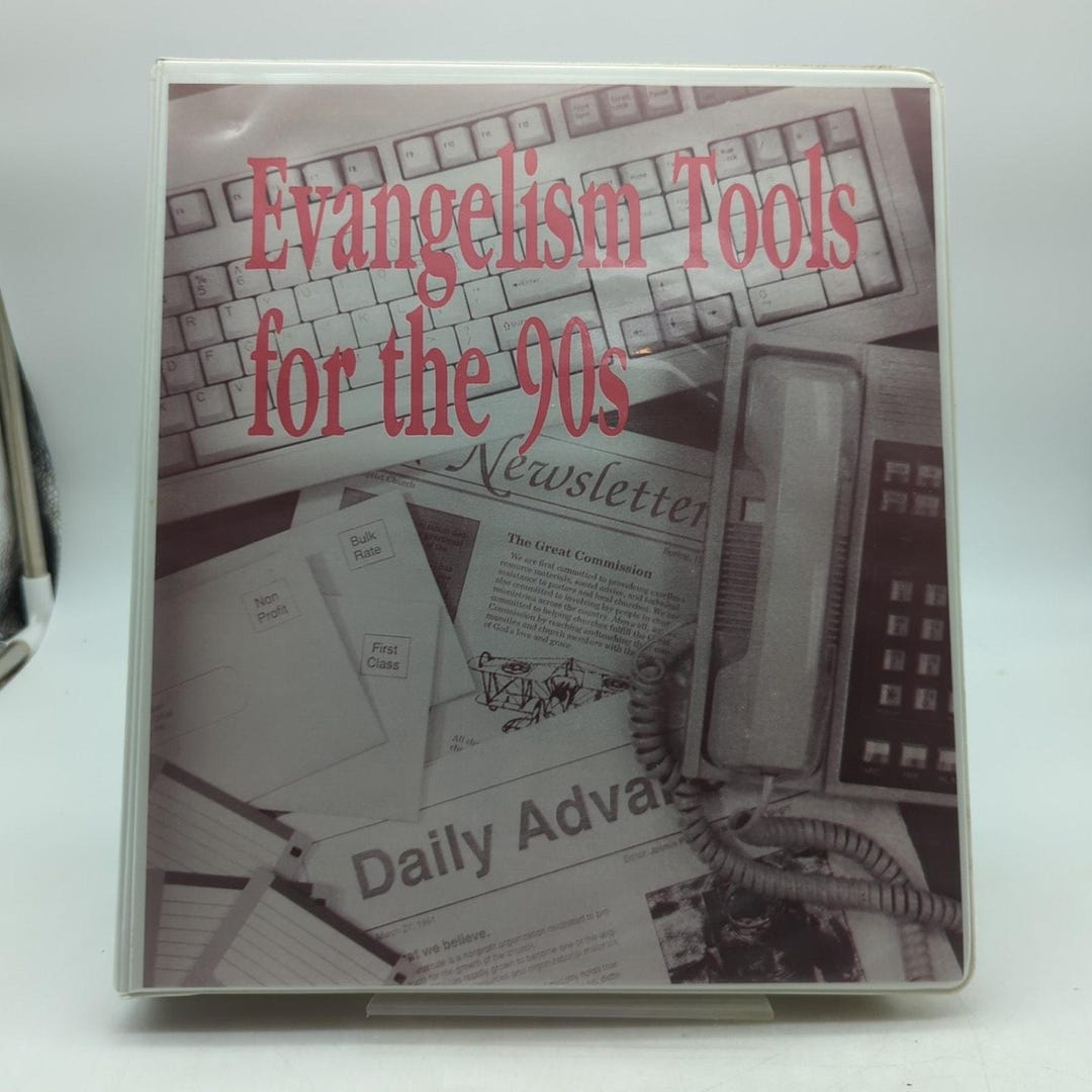 Evangelism Tools for the 90s by Harry H Fowler 1991 - Etsy