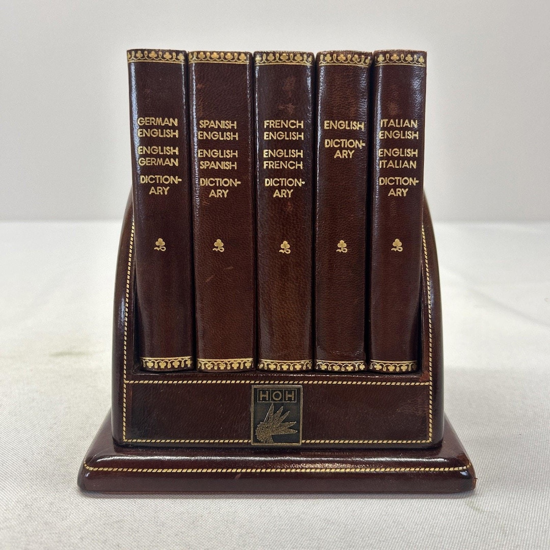 Vintage CP Leathercrafts Collins Gems Mini Dictionary Set 1964 - Etsy
