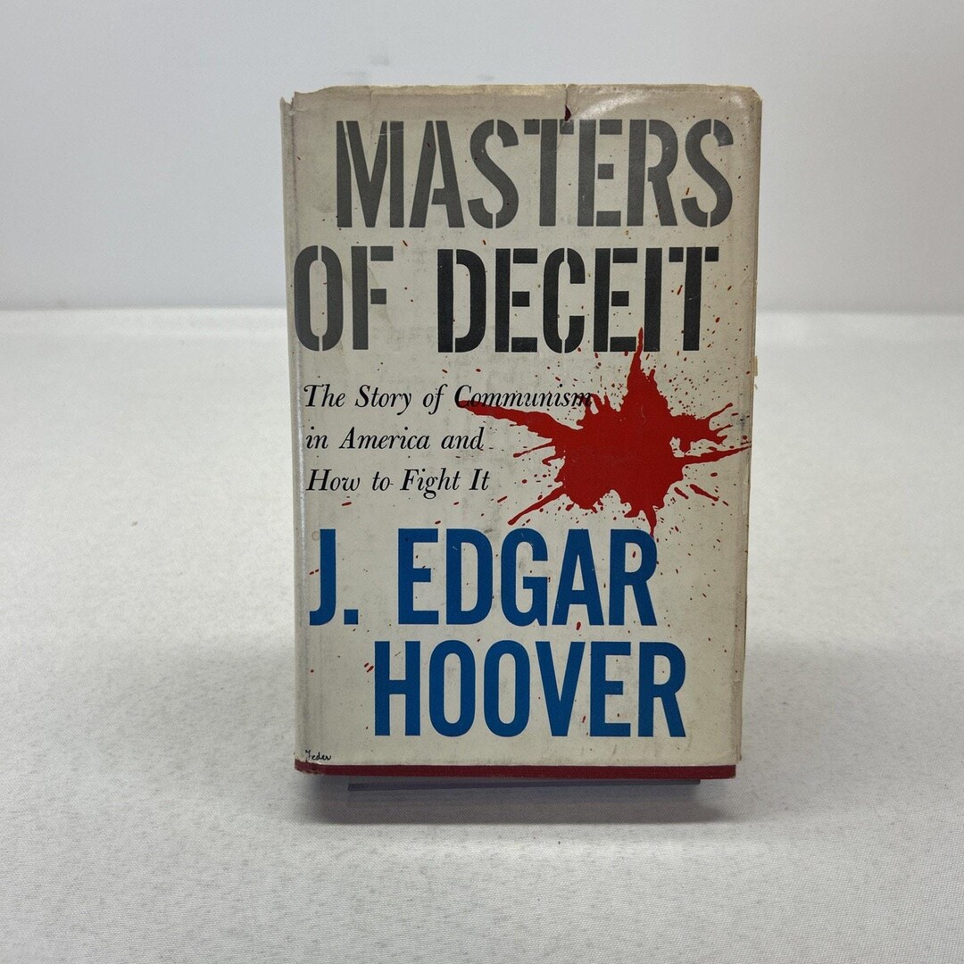 Masters of Deceit by J Edgar Hoover HC 1958 Signed 1st Ed 4th Print - Etsy
