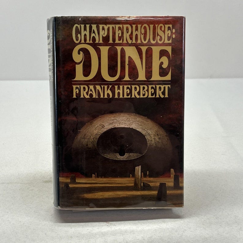 Chapterhouse: Dune by Frank Herbert HC DJ 1984 1st Ed 1st Print - Etsy