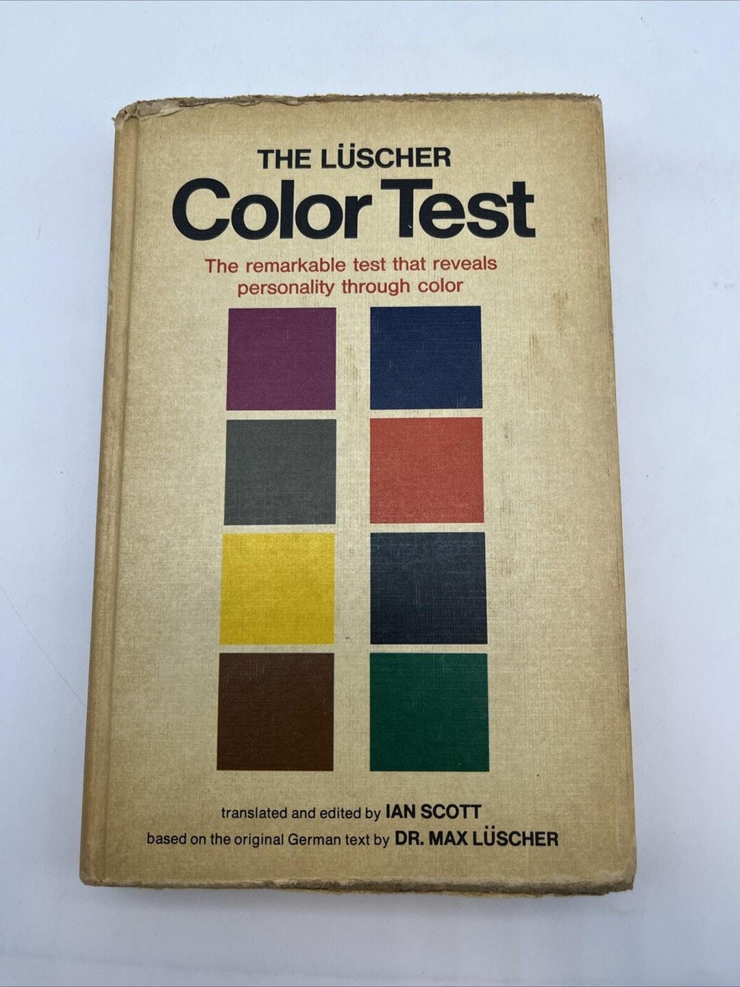 The Lusher Color Test by Max Luscher HC 1969 1st Ed 1st Print - Etsy