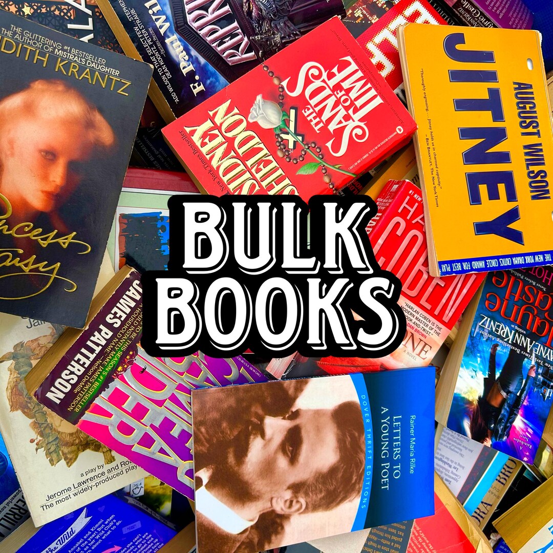 Bulk Books by the Pound - Mixed Hardcover and Paperback - Library and ...