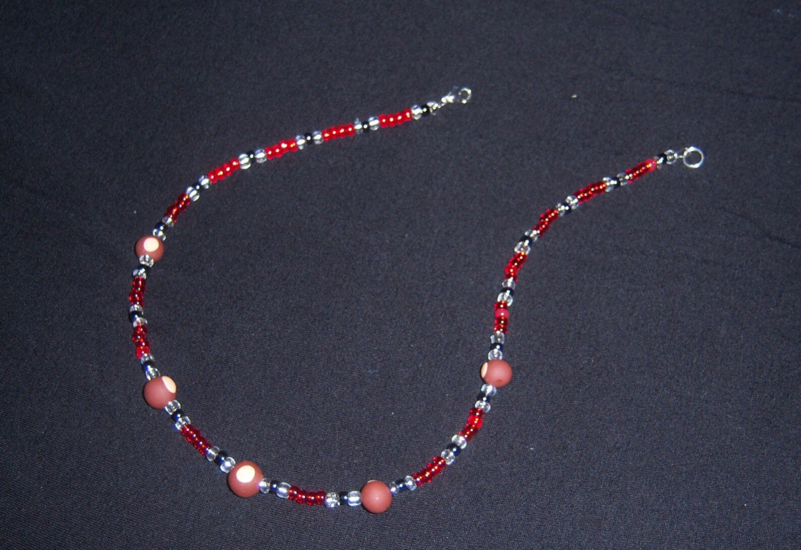 Ohio State Buckeye Glass Bead Necklace - Etsy