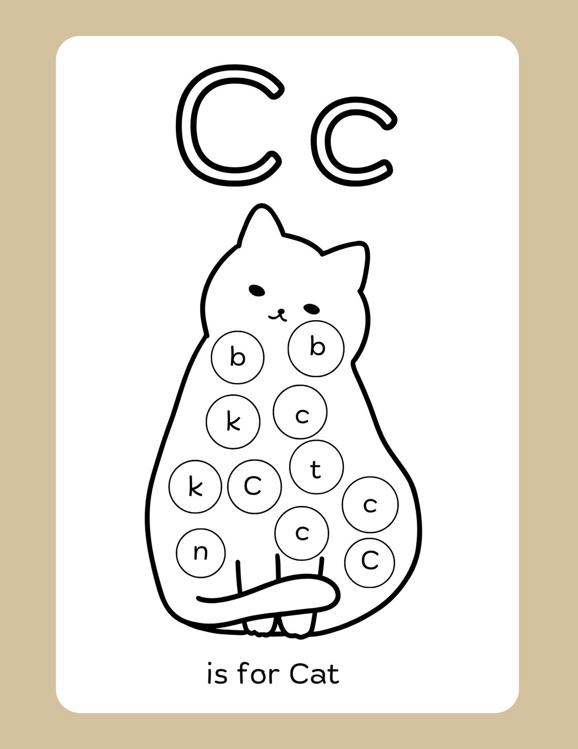 Colorful Alphabet Printable Worksheet | ABC Learning for Preschool ...