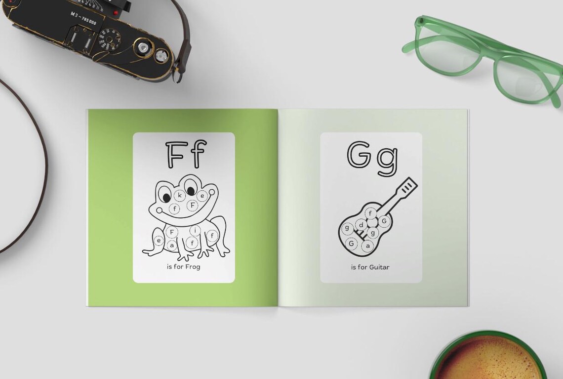 Colorful Alphabet Printable Worksheet | ABC Learning for Preschool ...