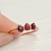 Triple Ruby Ring Faceted Ruby Ring Raw Ruby Ring Ruby - Etsy