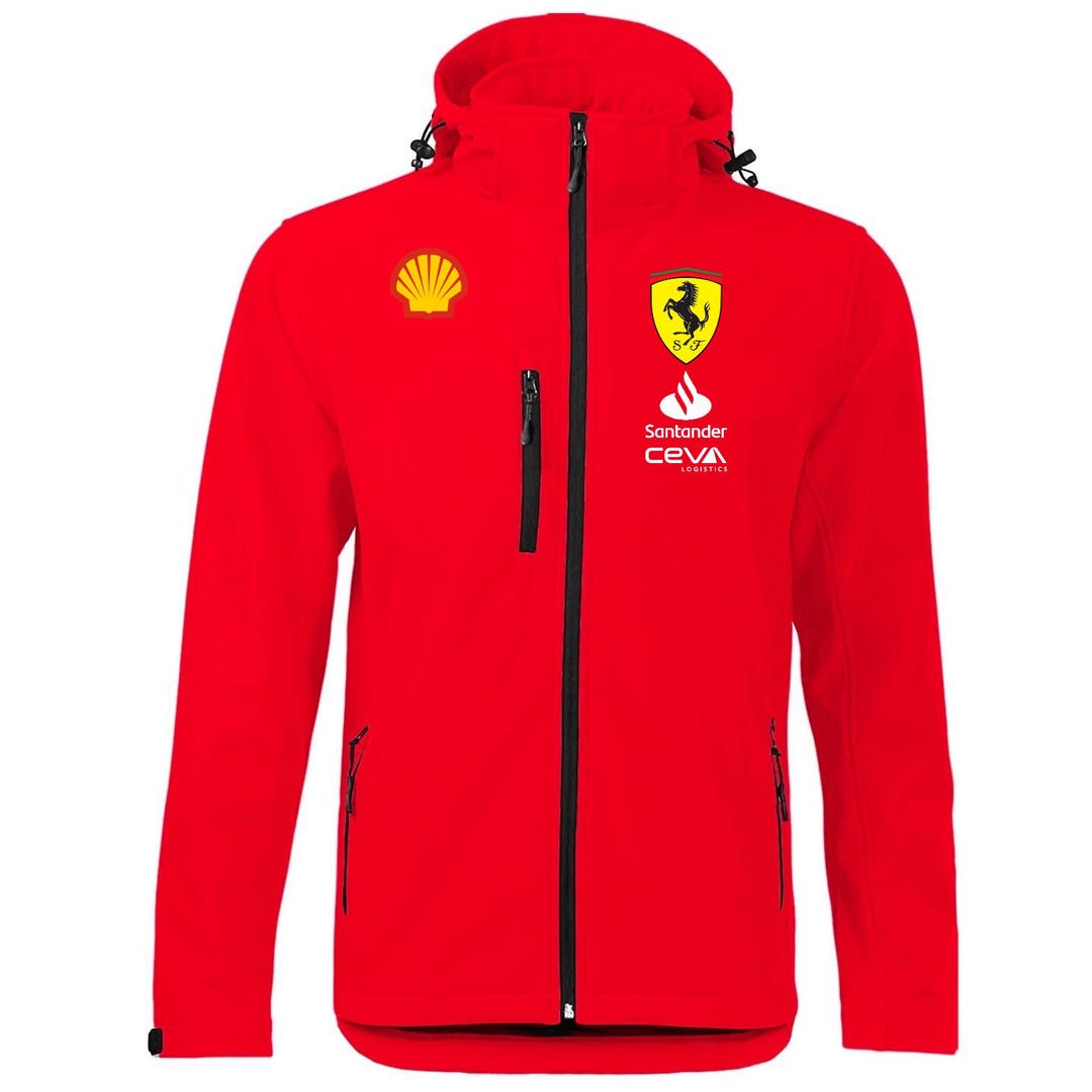 Ferrari F1 Jacket Motorsport Softshell Jacket Men Women Waterproof ...