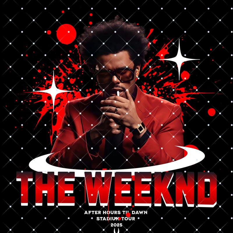 The Weeknd Poster - Etsy