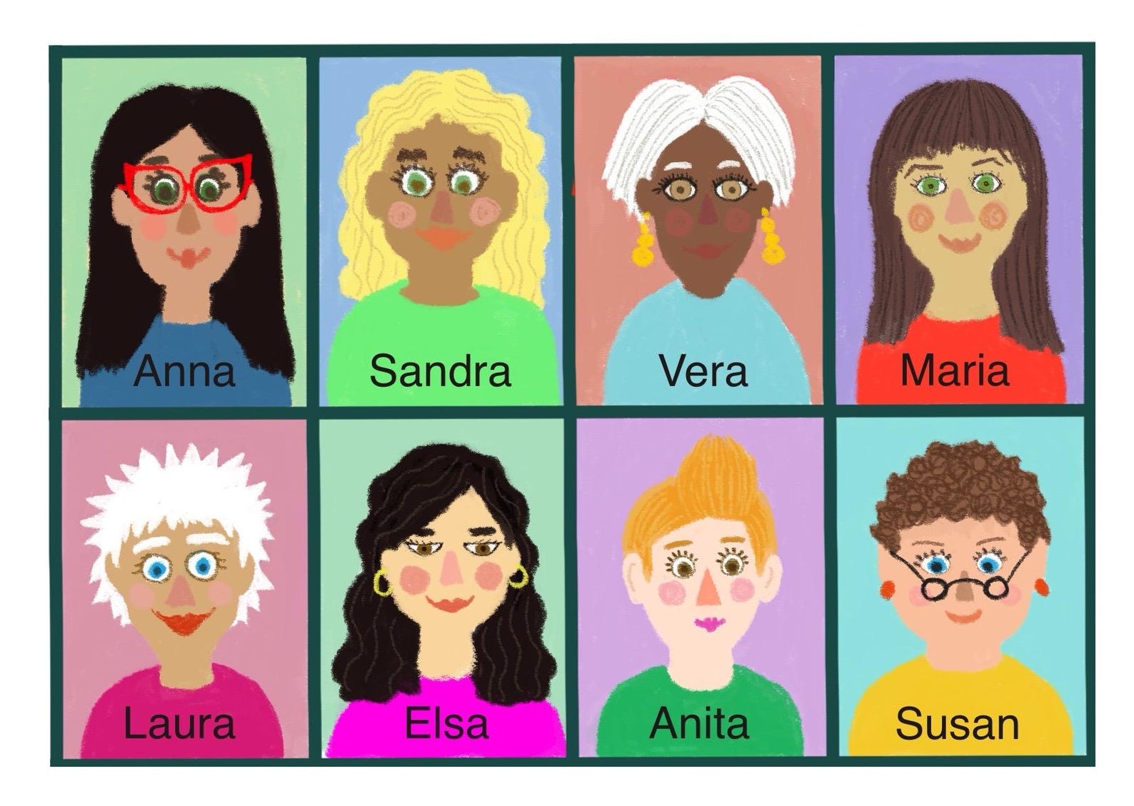 Printable Guess Who Game for Kids – ESL Teaching Resource | Diverse ...
