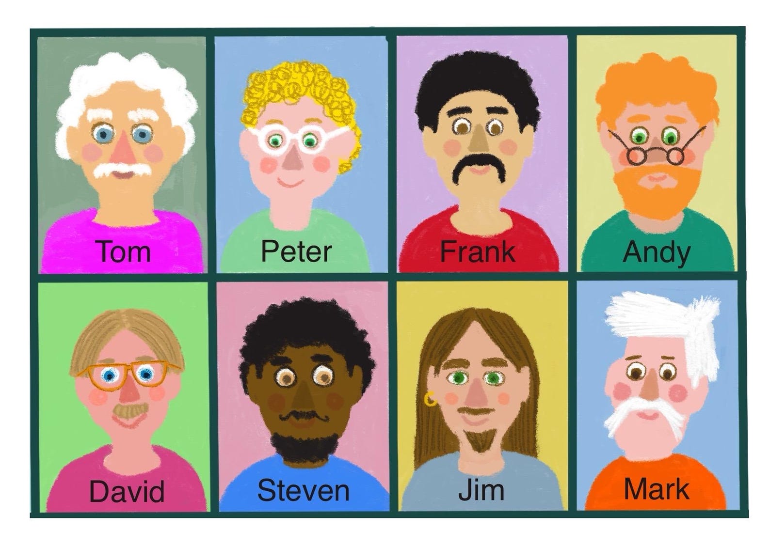 Printable Guess Who Game for Kids – ESL Teaching Resource | Diverse ...