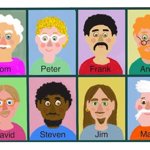 Printable Guess Who Game for Kids – ESL Teaching Resource | Diverse ...