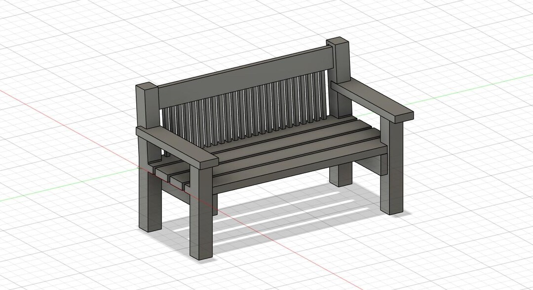 HO Scale - Wooden Bench - (10 Pack) - Etsy