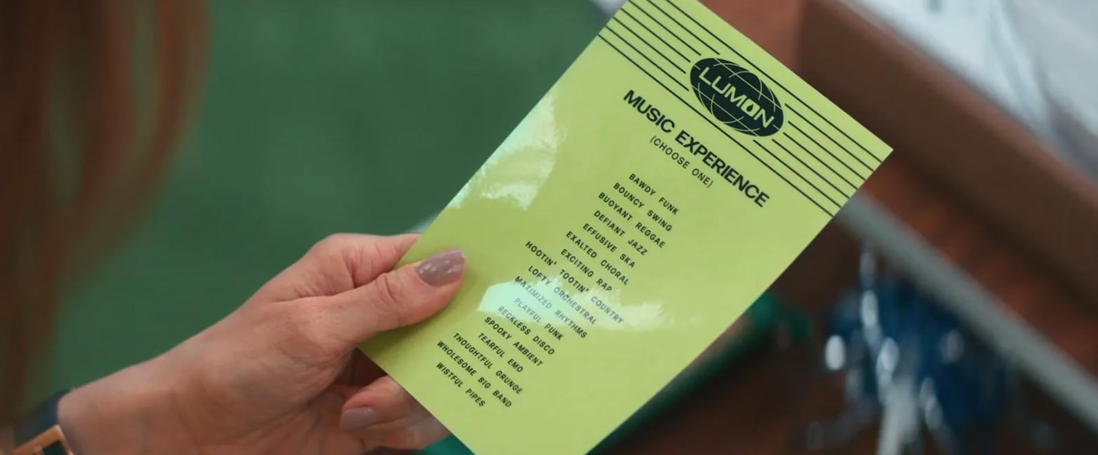 Severance Music Dance Experience Menu: Lumon Industries Prop Replica ...
