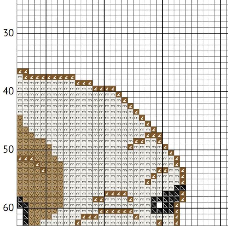 English Bulldog Cross Stitch Pattern - Etsy