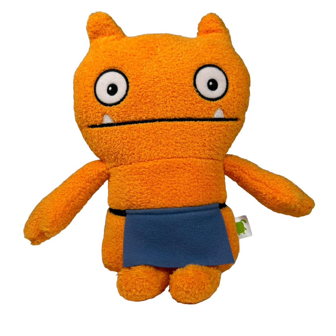 Ugly Dolls 9 Plush Wage the Helper Orange W/ Blue Apron Stuffed Animal ...