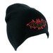 Black & Red Bat Beanie Knit Cap Hat Gothic Witch Vampire Dracula Horror ...