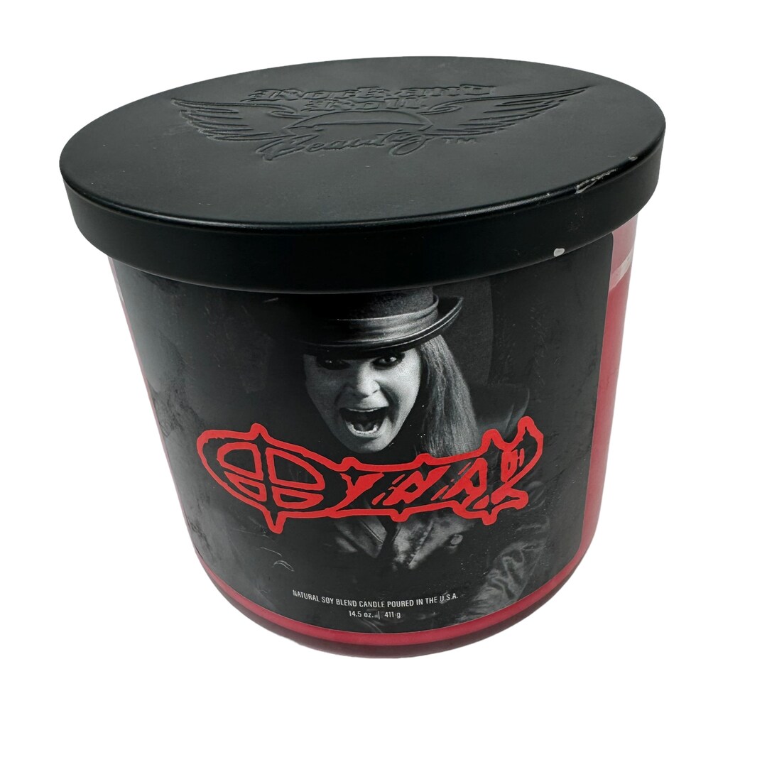 Revolution Rock & Roll Beauty Ozzy Osbourne Head Candle Fireside Soy ...