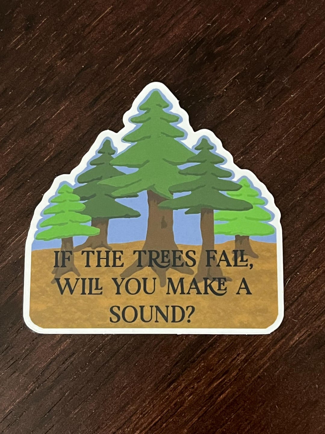 Tree Advocate, Nature Lover, Save the Parks, National Forests- Sticker ...