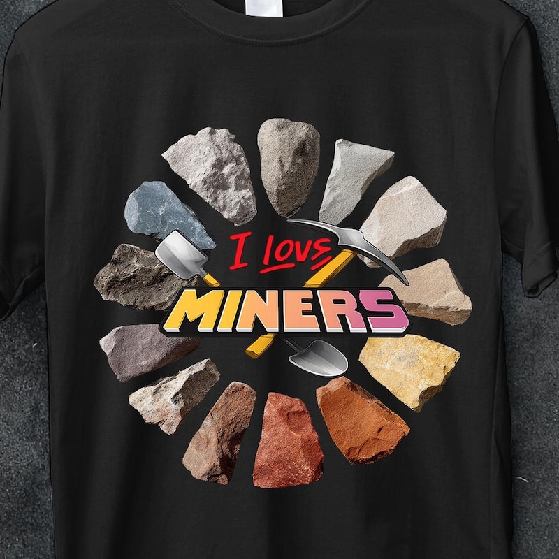 I Love Miners Shirt - Etsy