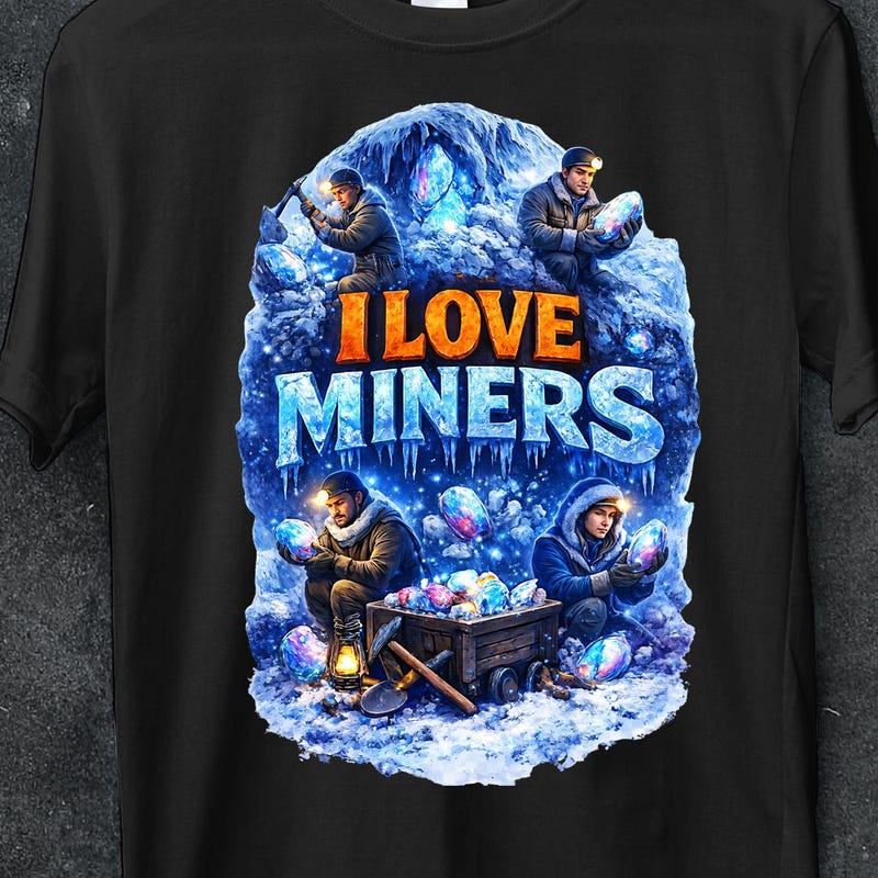 I Love Miners Shirt - Etsy