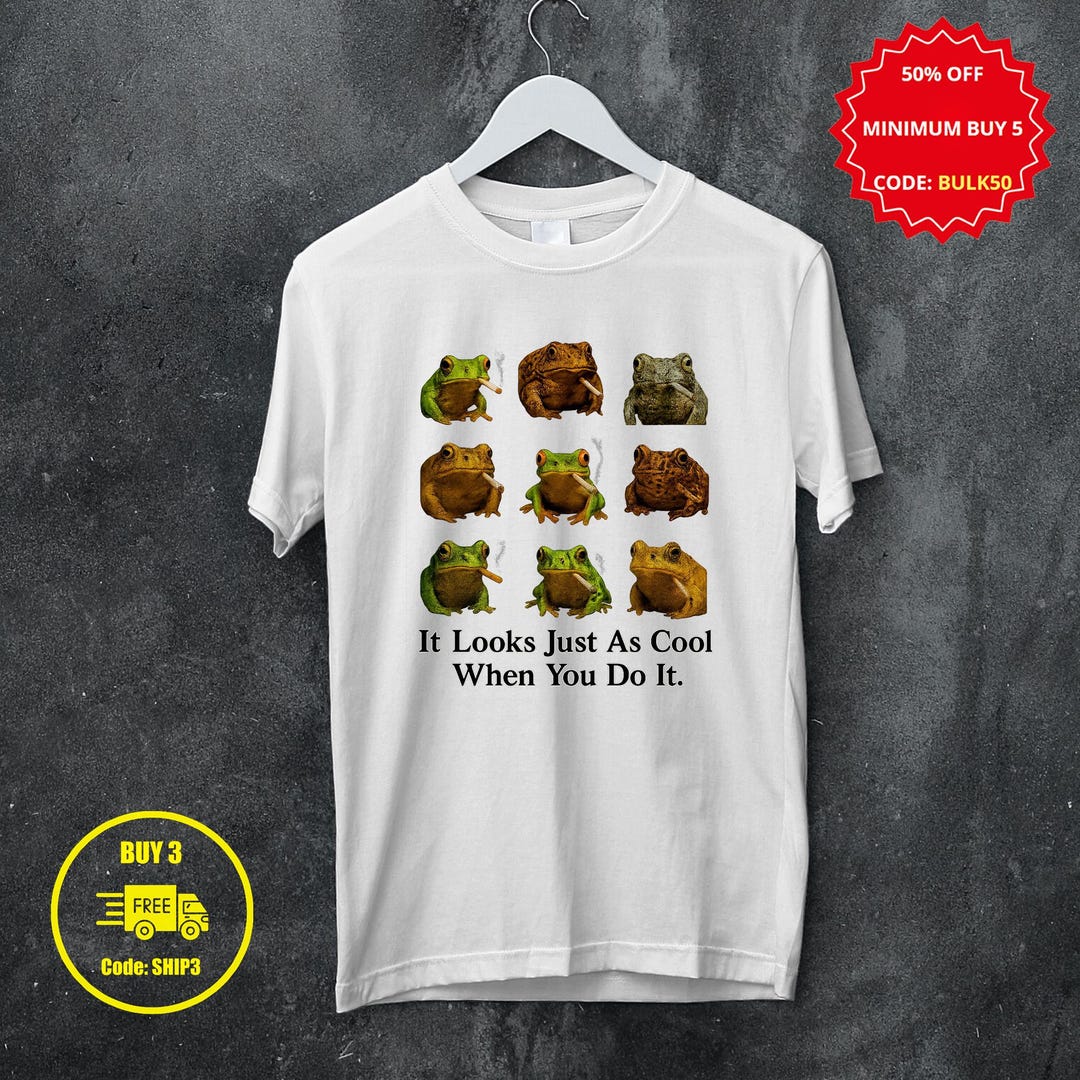 It Looks Just as Cool When You Do It Shirt, Animals Smoking Cigarettes ...