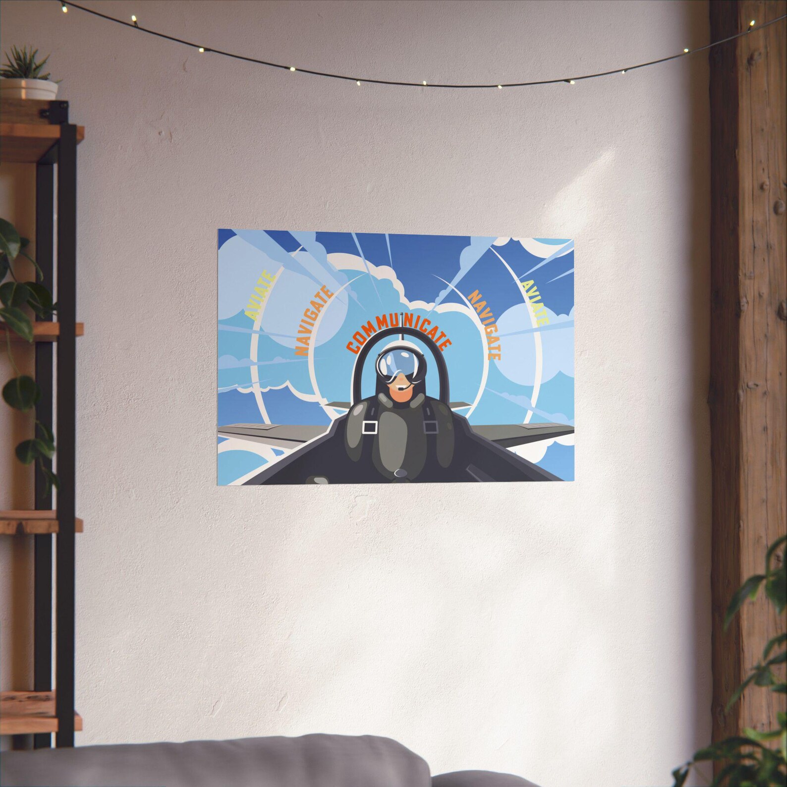 Aviation Art Print, Fighter Pilot Poster, Wall Decor, Aviation ...