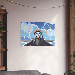 Aviation Art Print, Fighter Pilot Poster, Wall Decor, Aviation ...