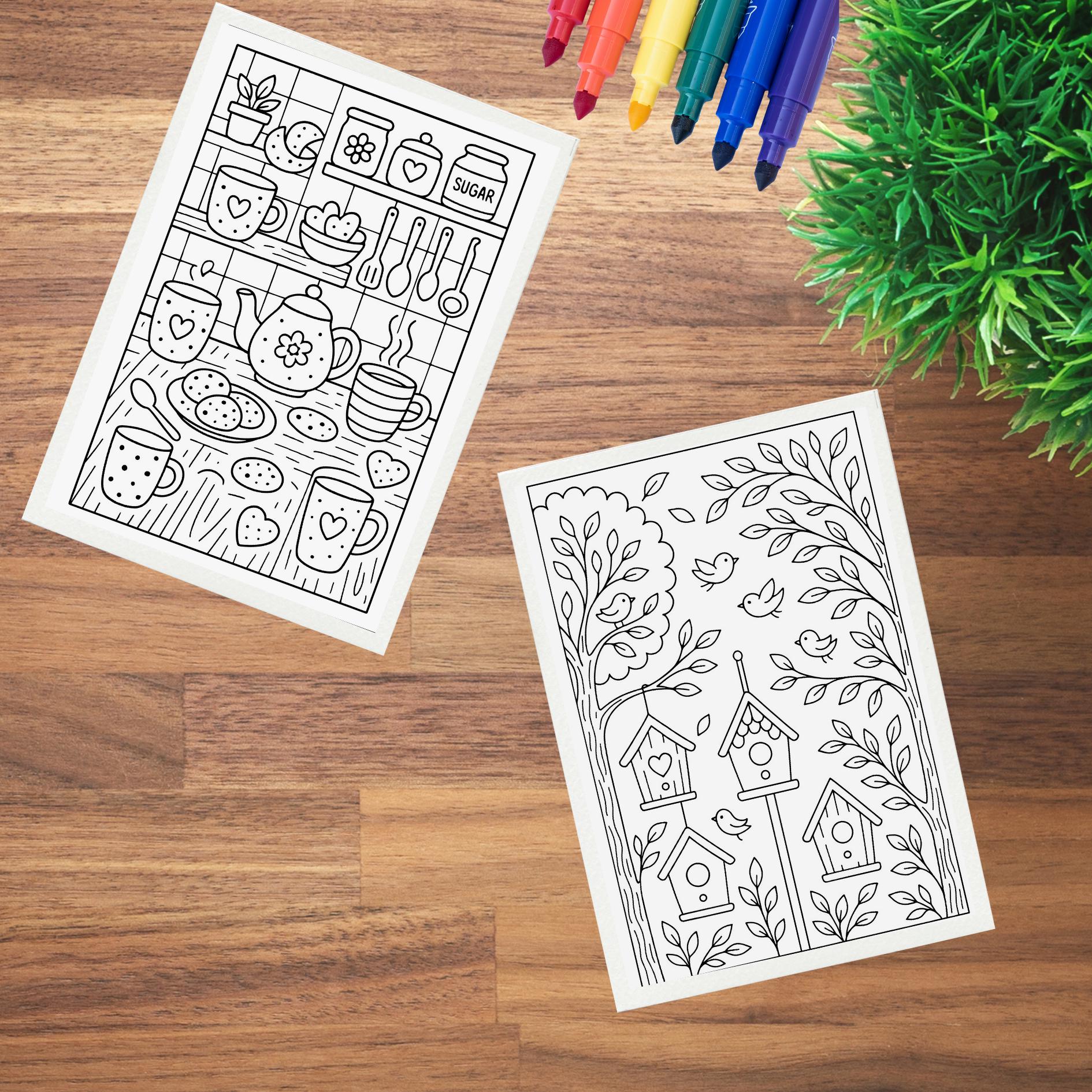 Doodle Garden - Stress Relief Doodles | Relaxing, Fun, Printable ...