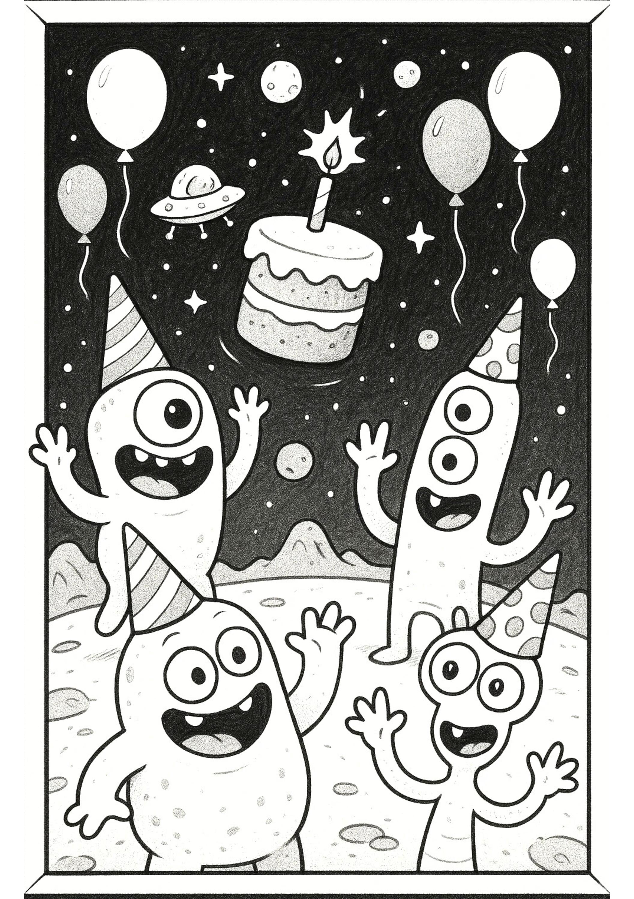 Space Explorers | Digital, Fun, Printable | Kids Coloring Book | 20 ...