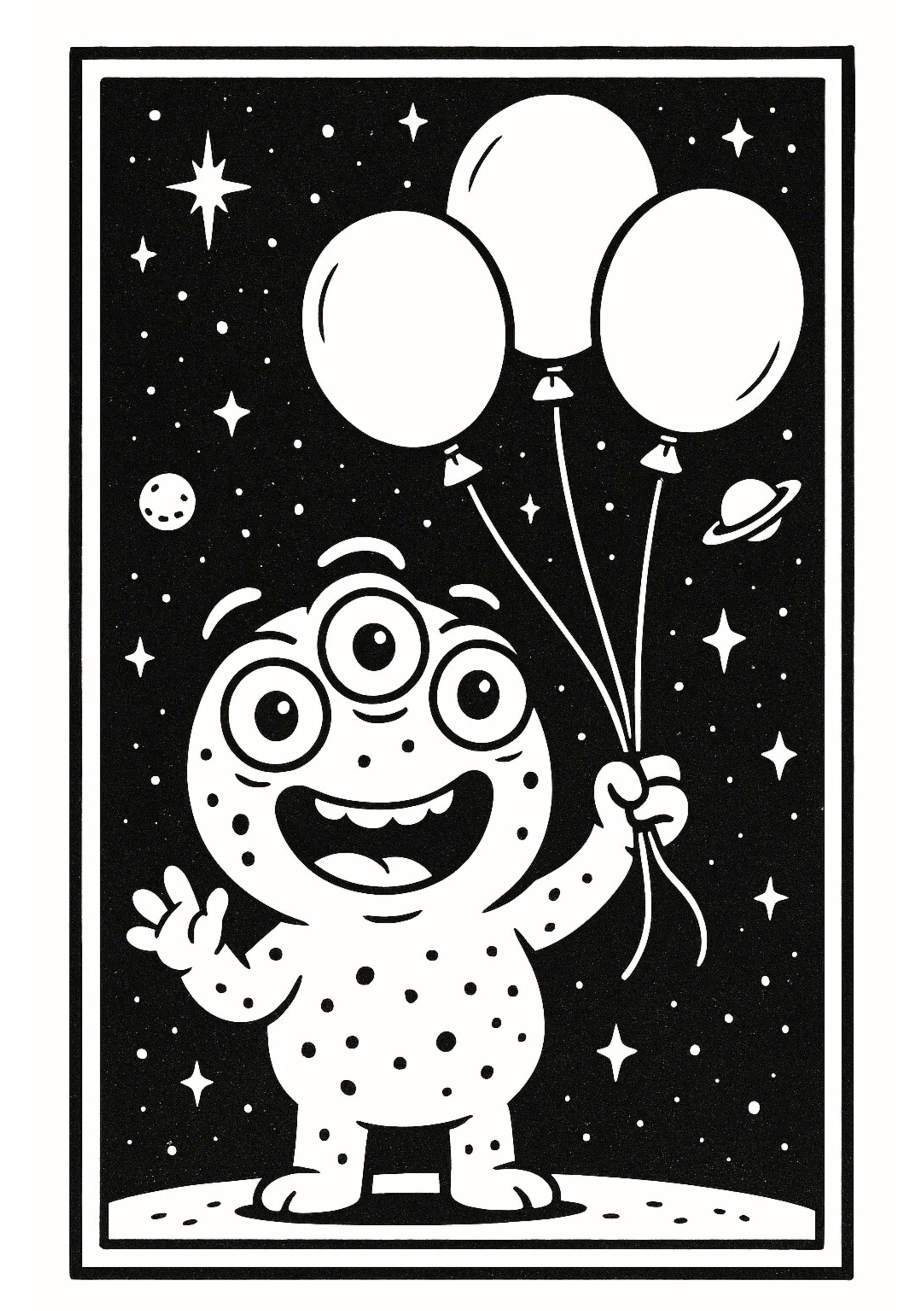 Space Explorers | Digital, Fun, Printable | Kids Coloring Book | 20 ...