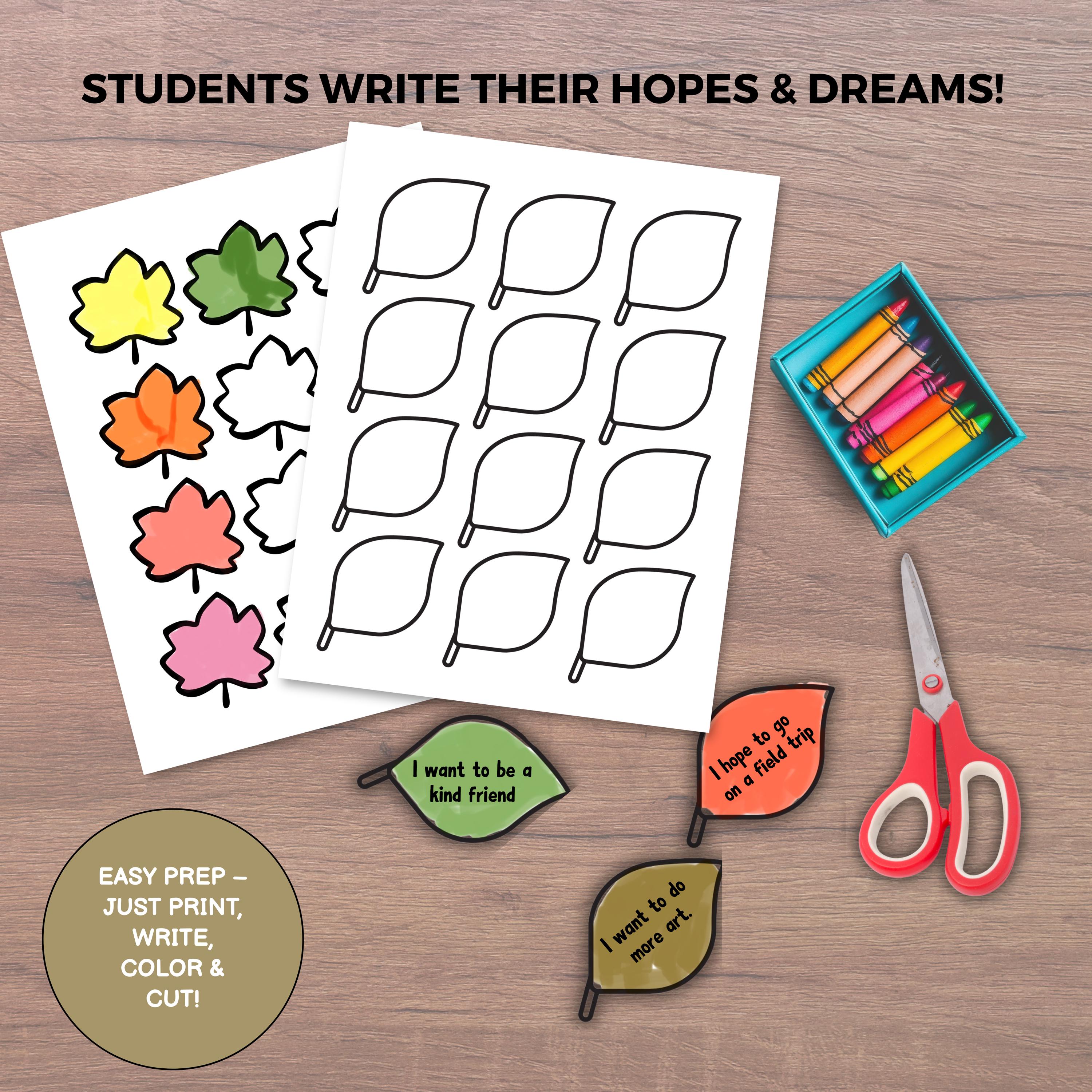 Hopes and Dreams K5 Activity Icebreaker Games for Elementary Classroom ...