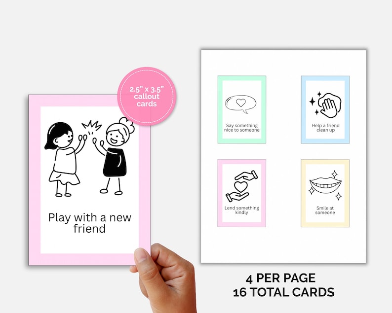 Kindness Bingo for Kids SEL Printable Game Social Emotional Learning ...